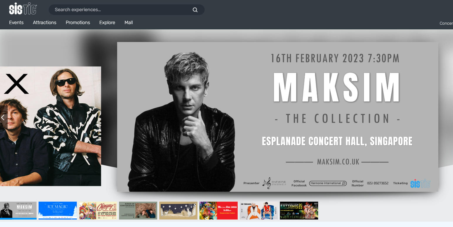 7个新加坡票务网站/App推荐 - 买音乐会、演唱会、歌剧、体育赛事等门票！ - Extrabux